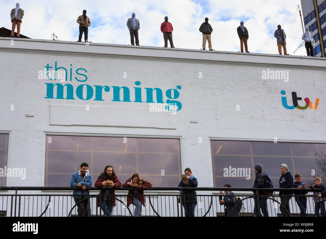 ITV HQ, London, 26th Mar 2018. The Project 84 installation features 84 ...