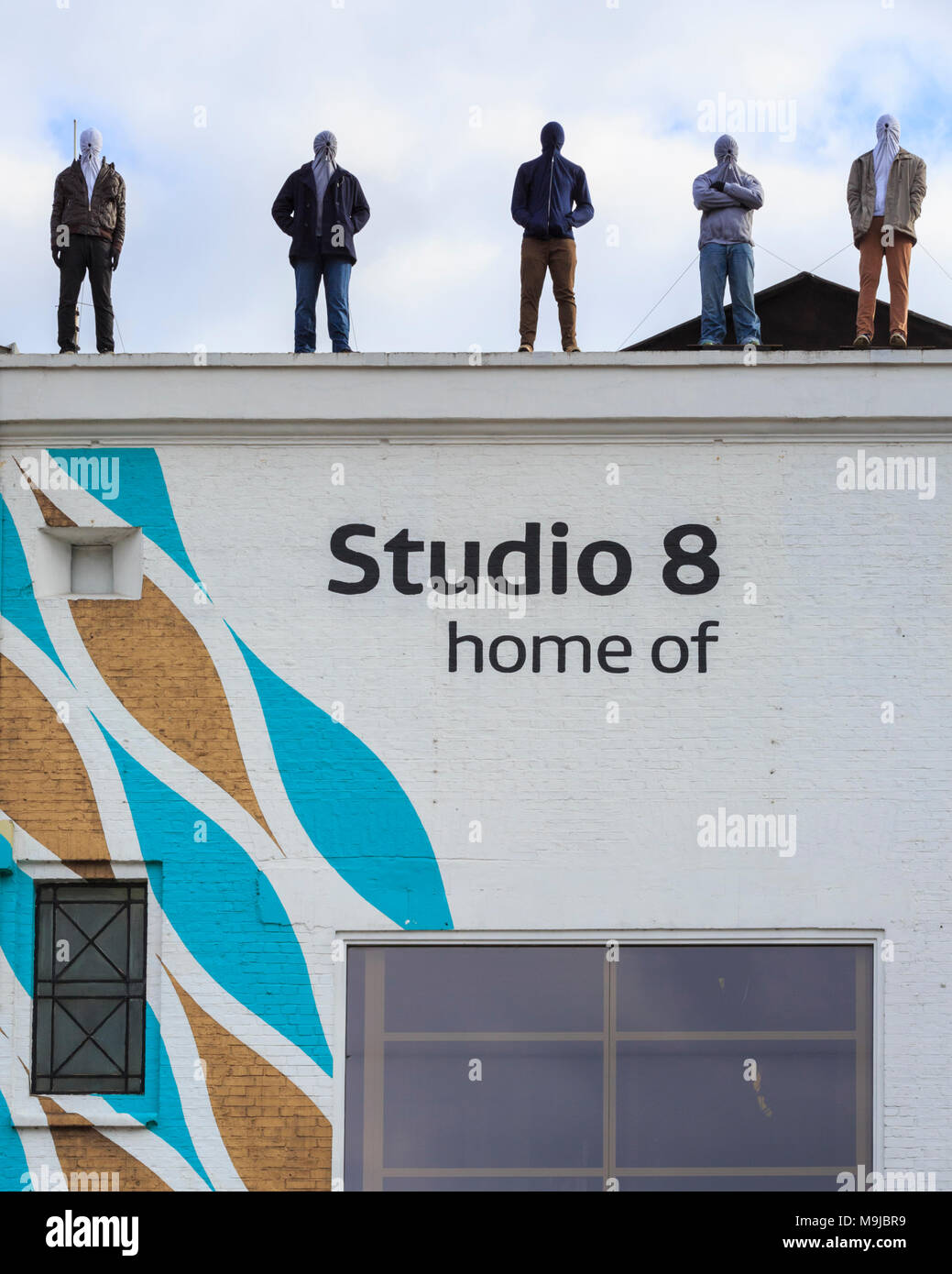 ITV HQ, London, 26th Mar 2018. The Project 84 installation features 84 ...