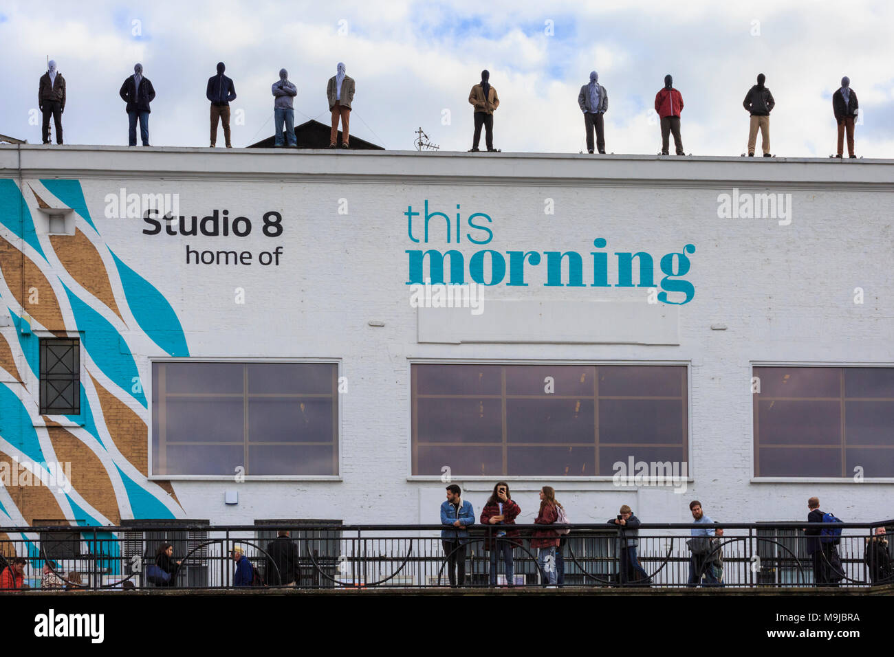 ITV HQ, London, 26th Mar 2018. The Project 84 installation features 84 ...