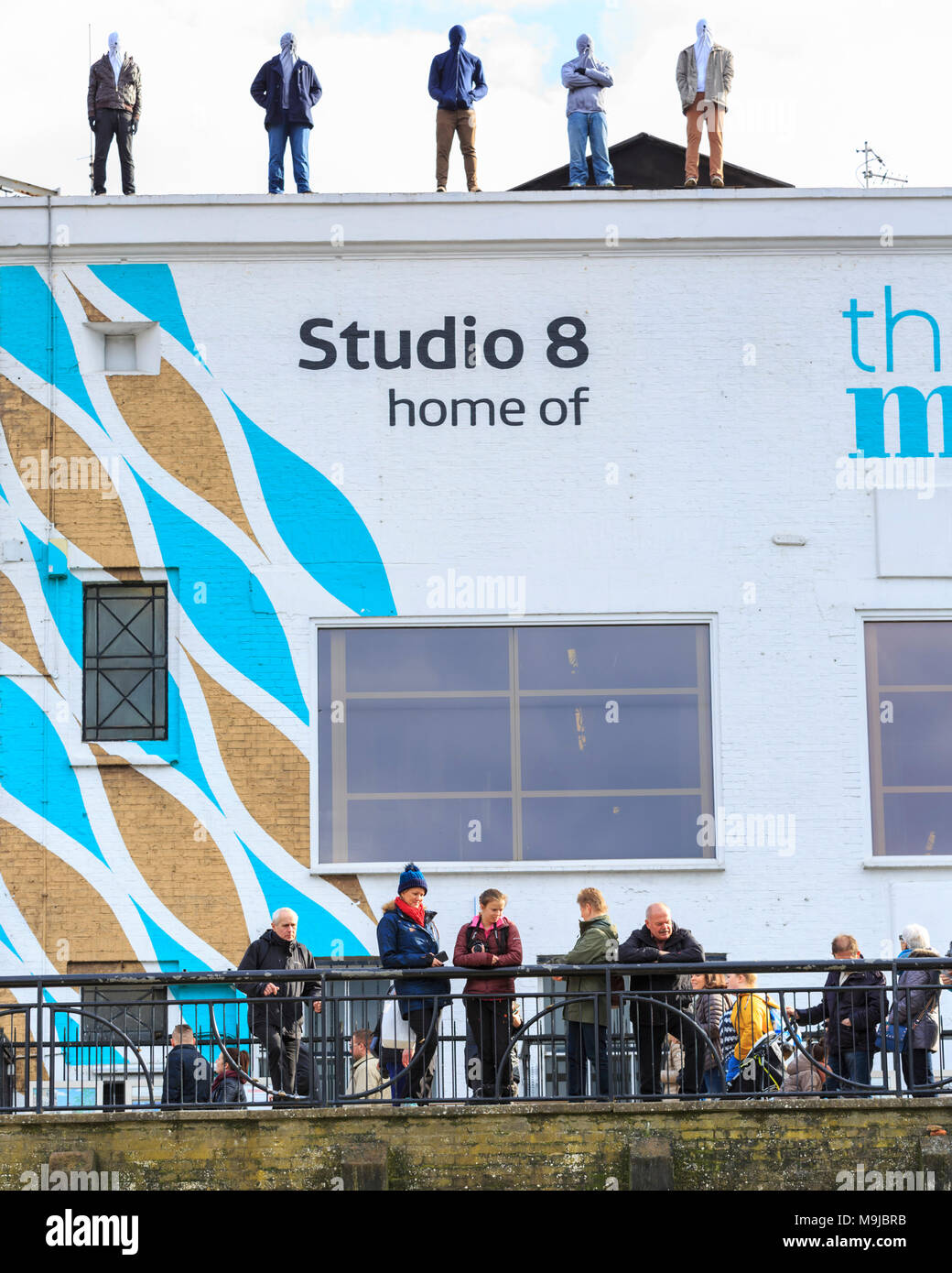 ITV HQ, London, 26th Mar 2018. The Project 84 installation features 84 ...