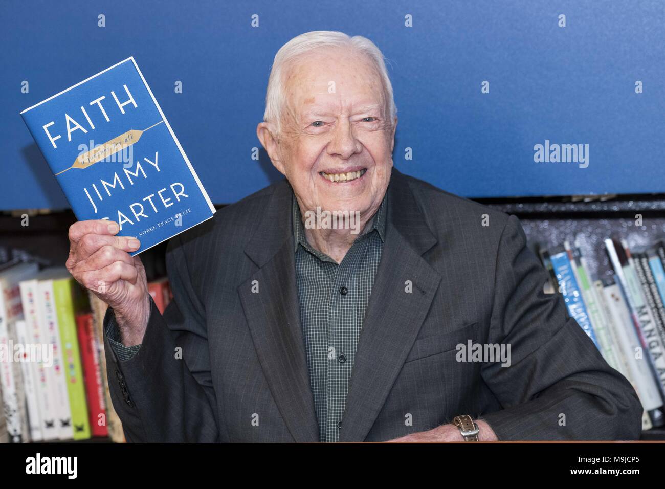 New York, NY, USA. 26th Mar, 2018. Former President JIMMY CARTER at a ...