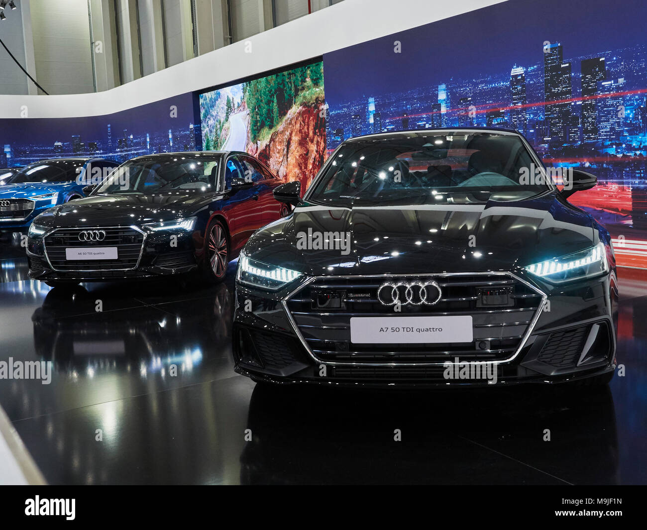Bucharest, Romania. 25th March, 2018. Bucharest International Auto Show ...