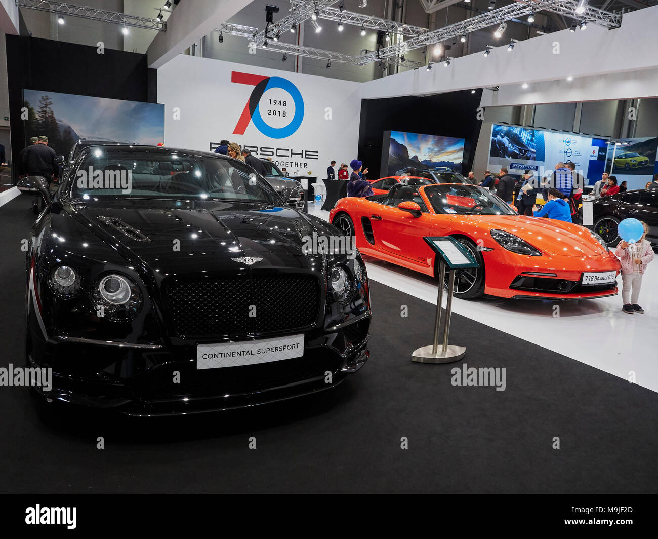 Bucharest, Romania. 25th March, 2018. Bucharest International Auto Show ...