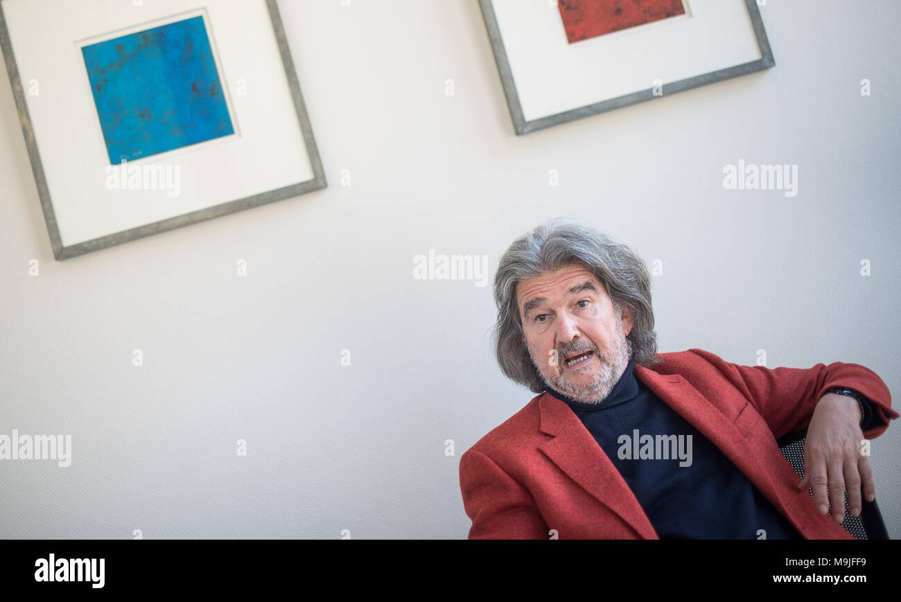 12 March 2018, Germany, Waldenbuch: Alfred Theodor Ritter, owner of ...