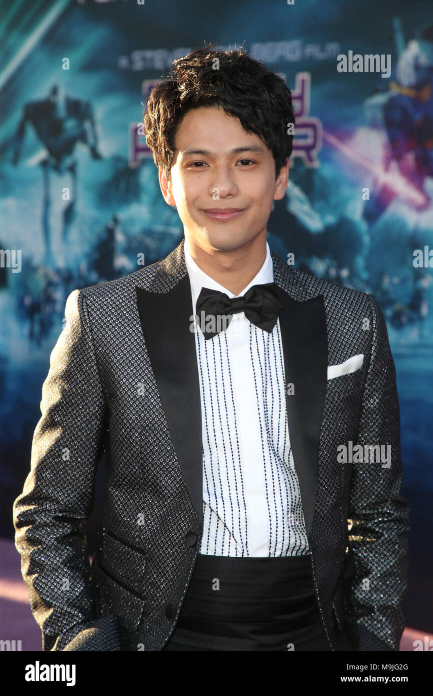 Hollywood, Ca. 26th Mar, 2018. Win Morisaki at the Ready Player One Premiere at The Dolby ...