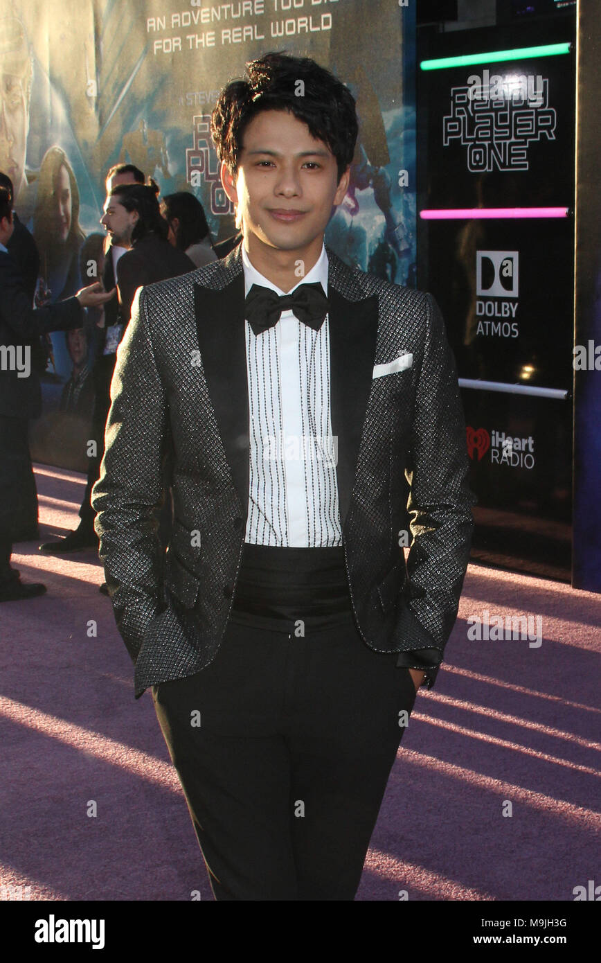 Win Morisaki 03/26/2018 The Los Angeles premiere of "Ready Player One ...