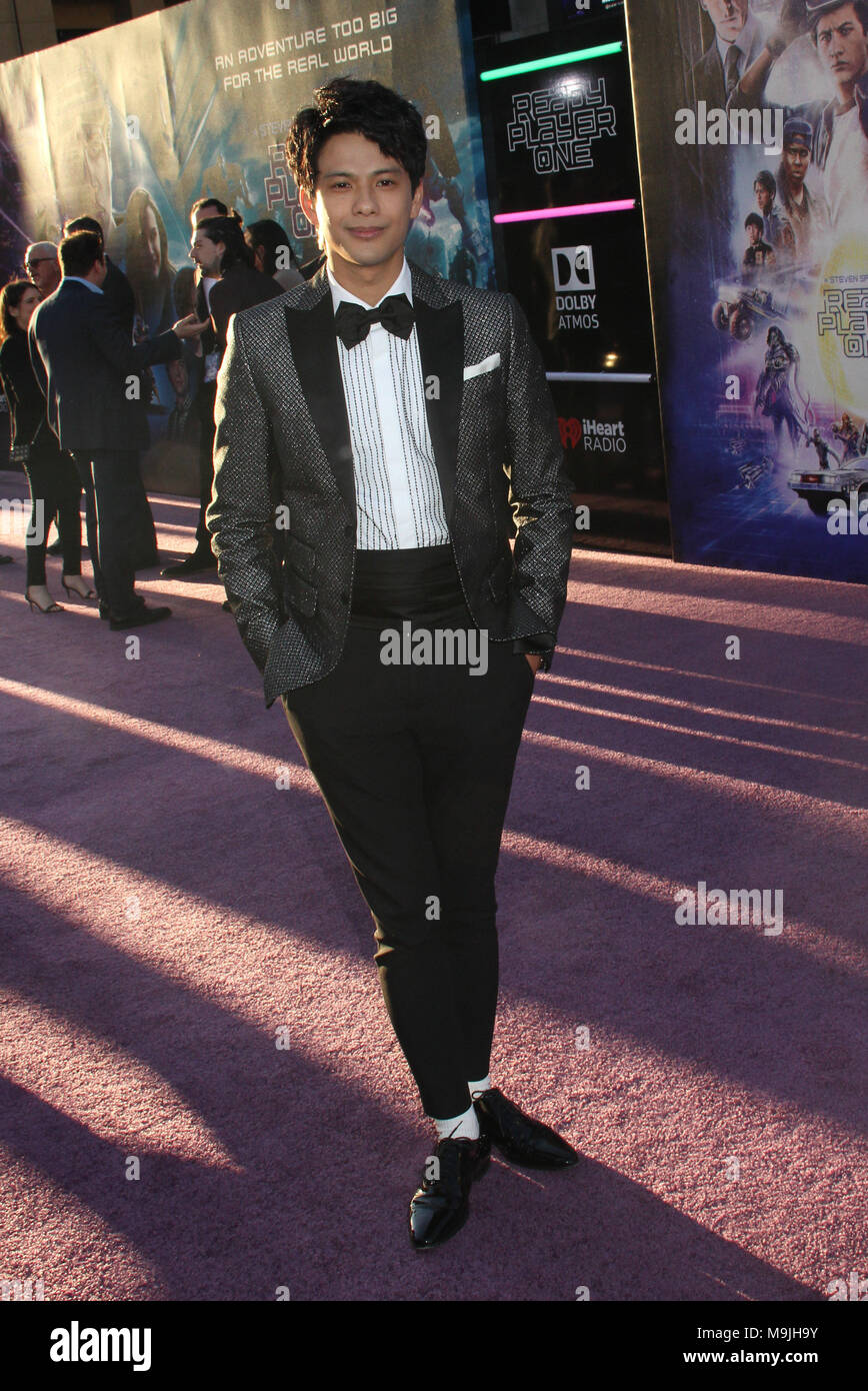 Win Morisaki 03/26/2018 The Los Angeles premiere of "Ready Player One ...