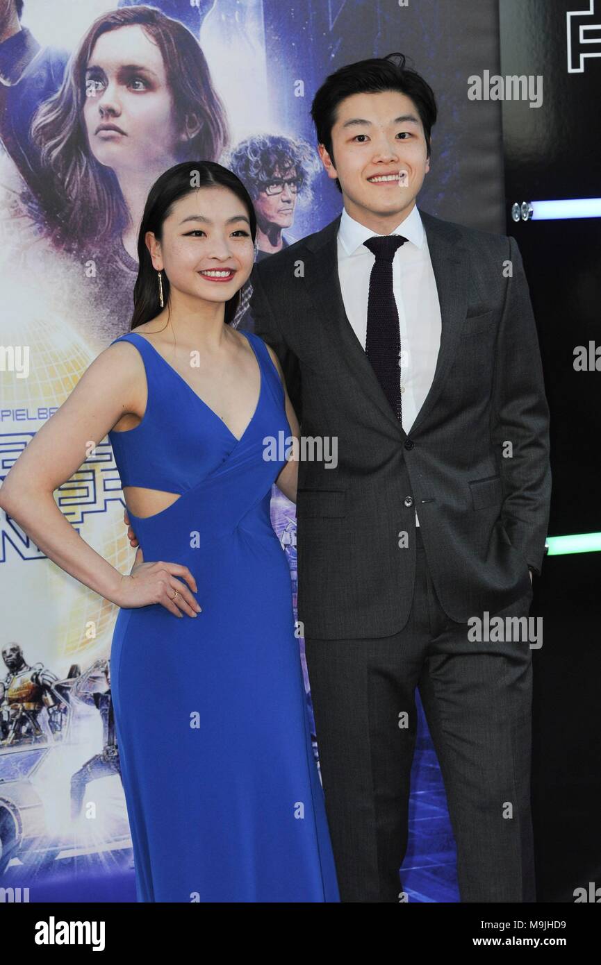 Los Angeles, CA, USA. 26th Mar, 2018. Alex Shibutani, Maia Shibutani at ...