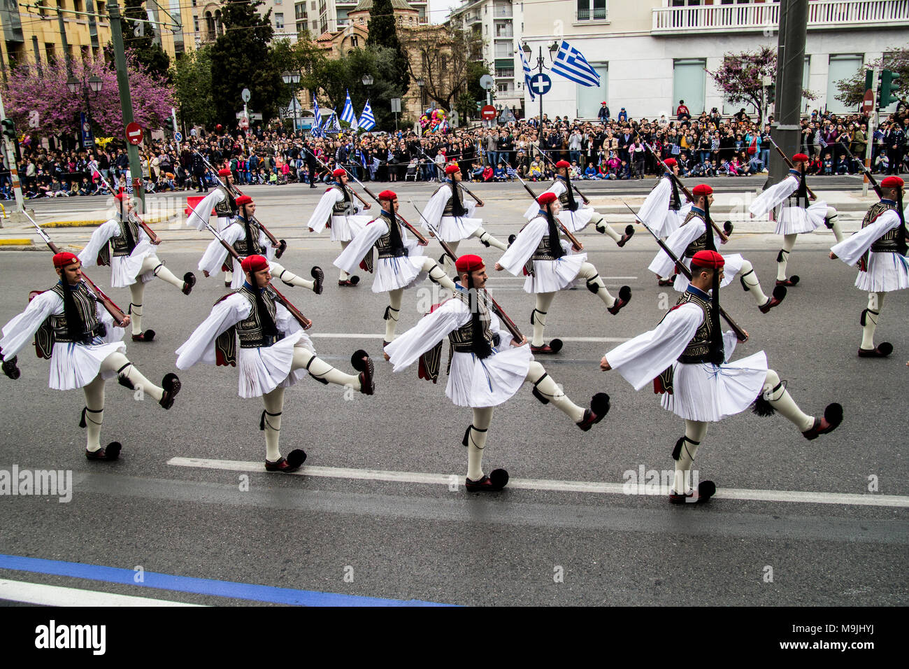 Greek independence day parade hi-res stock photography and images - Alamy