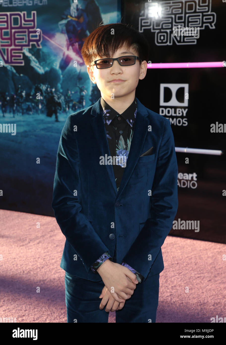 Hollywood, Ca. 26th Mar, 2018. Philip Zhao, at the Premiere Of Warner ...