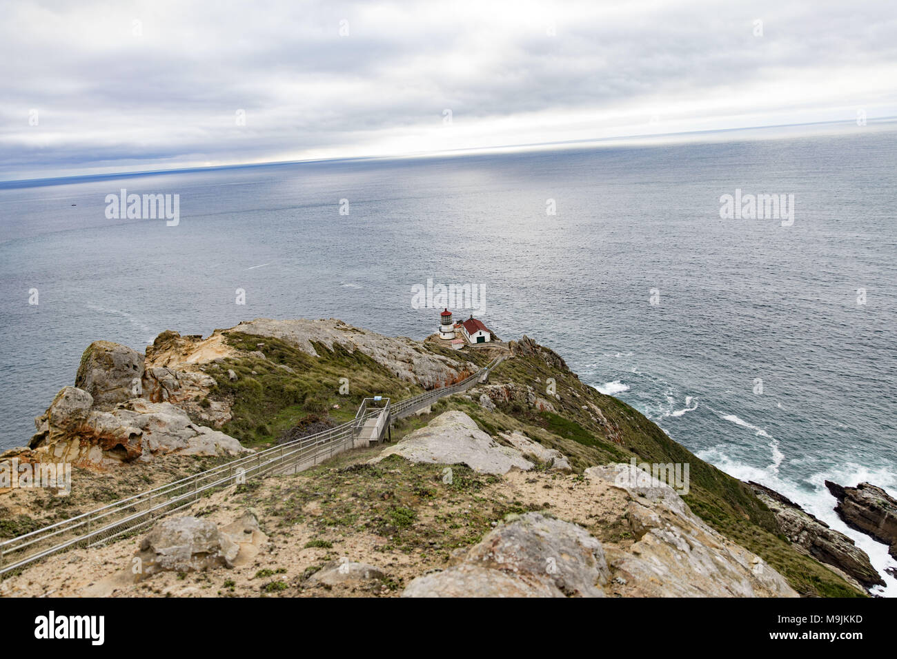 December 19, 2017 - The Point Reyes Lighthouse in Point Reyes National ...