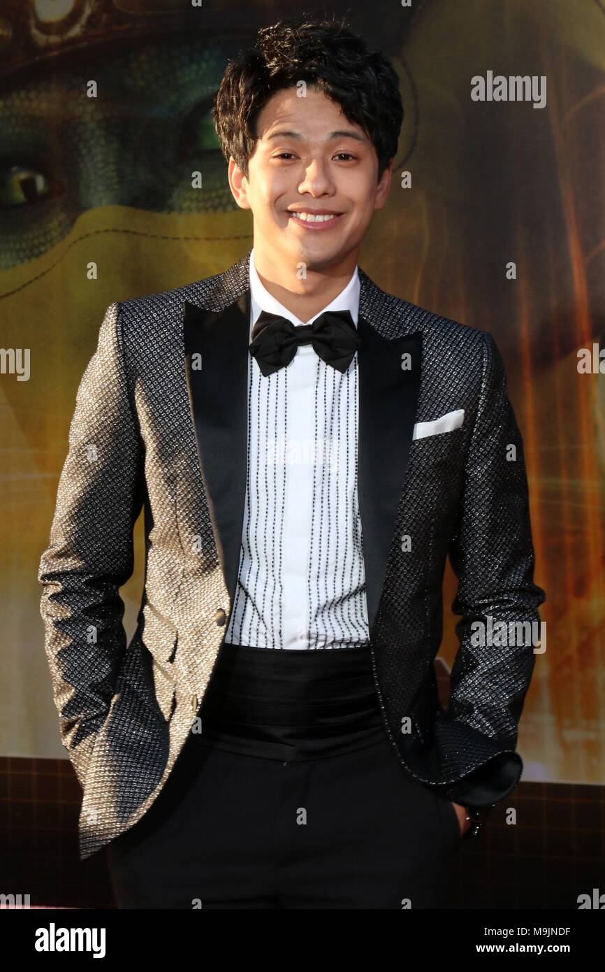 Los Angeles, CA, USA. 26th Mar, 2018. Win Morisaki at arrivals for ...