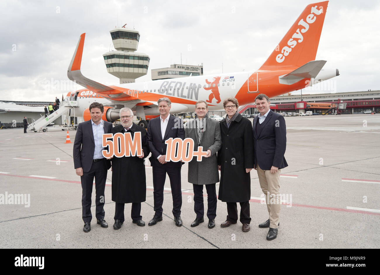 27 March 2018, Germany, Berlin: Thomas Haagensen (left to right ...