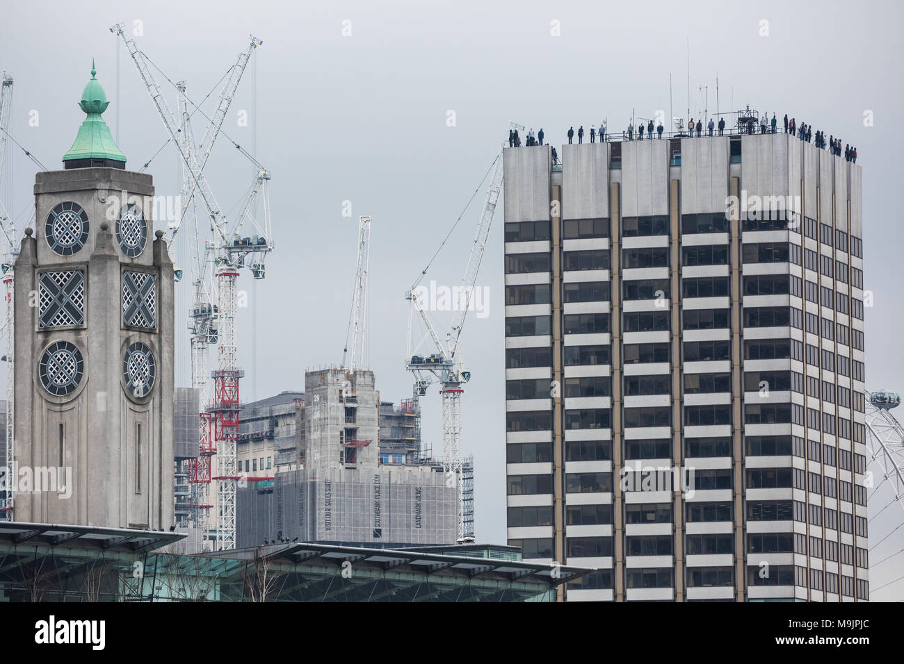London, UK. 27th March, 2018. 84 life-sized sculptures by Mark Jenkins ...