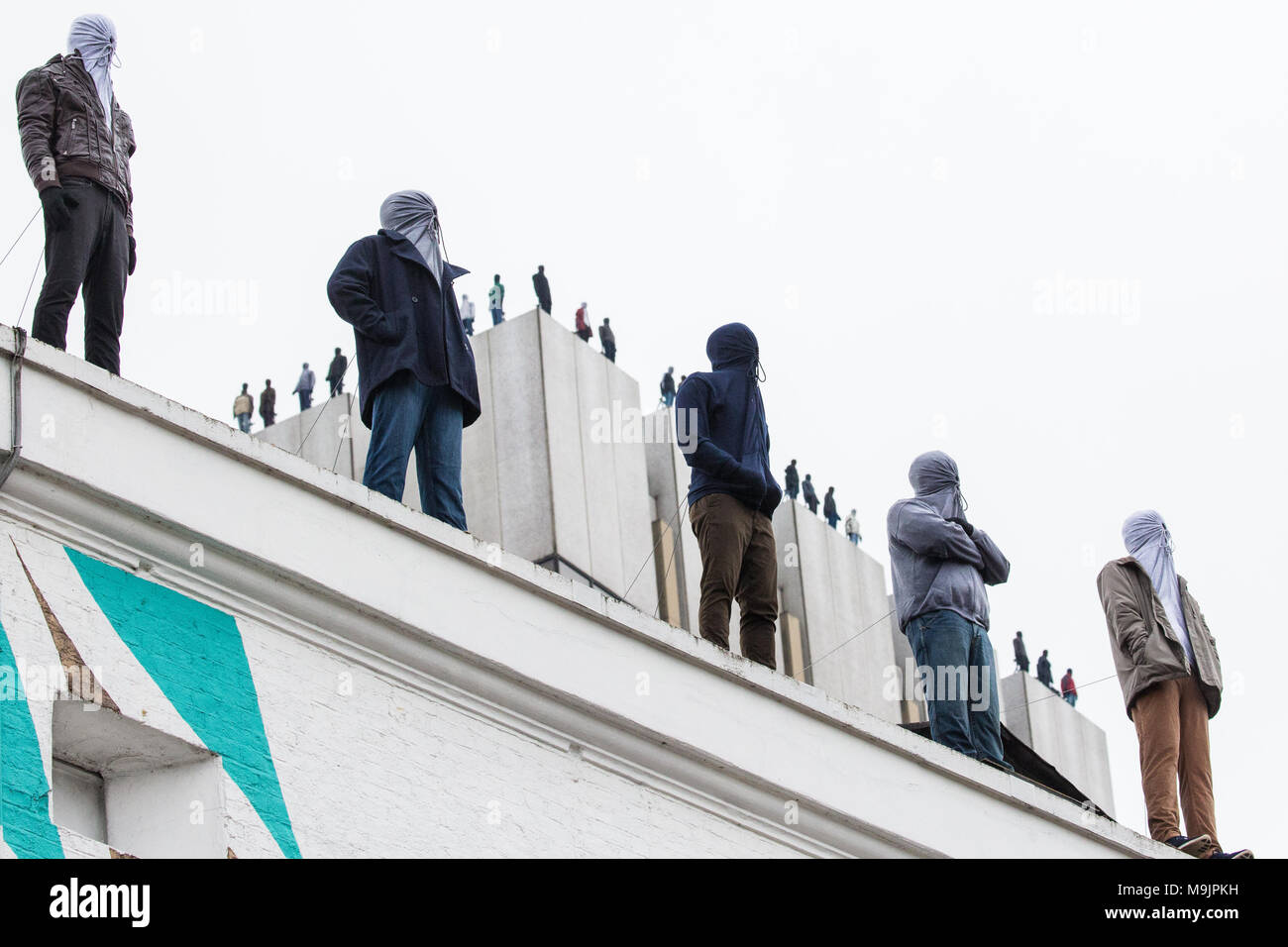 London, UK. 27th March, 2018. 84 life-sized sculptures by Mark Jenkins ...