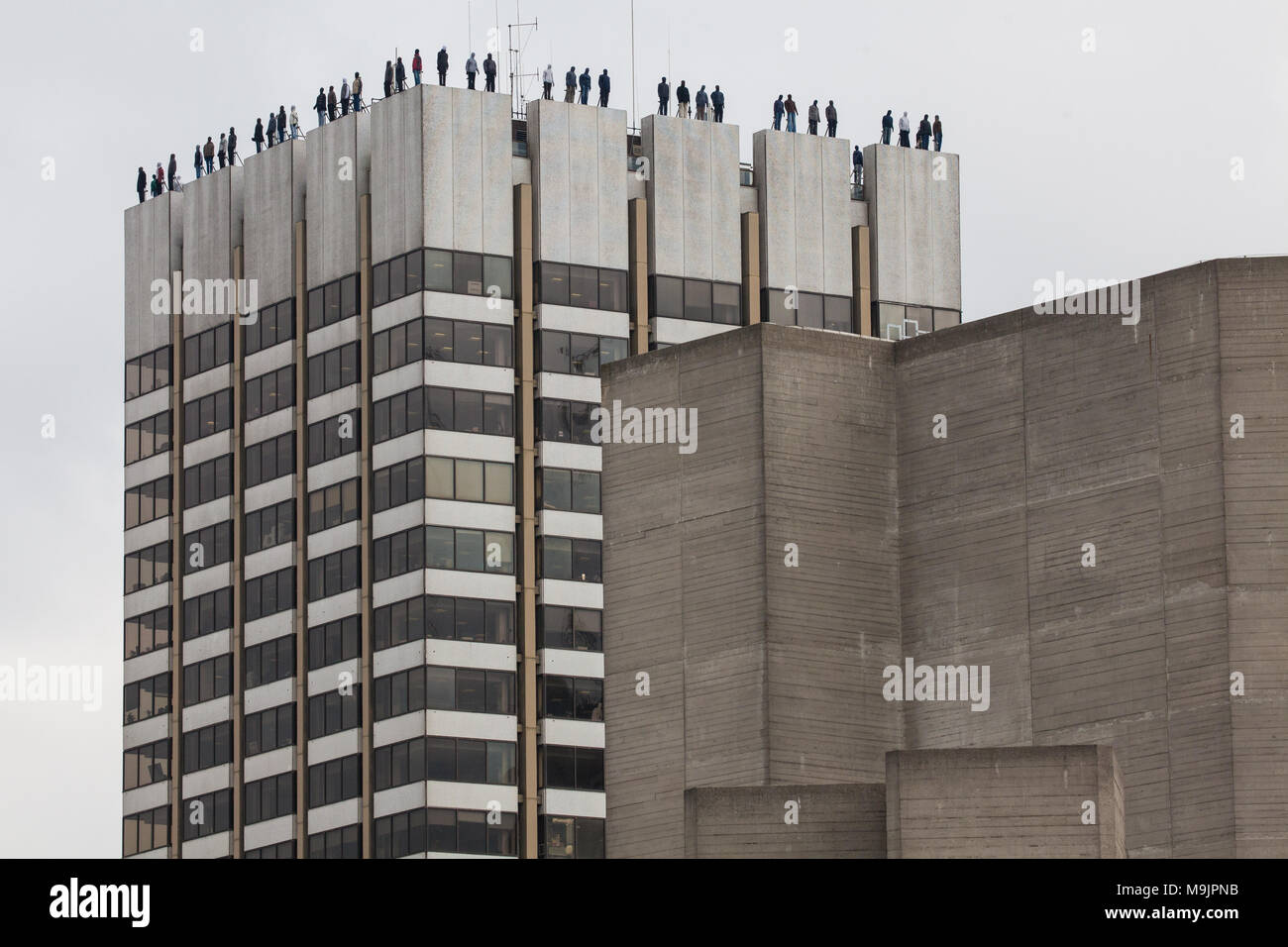 London, UK. 27th March, 2018. 84 life-sized sculptures by Mark Jenkins ...