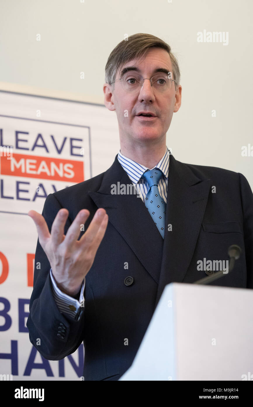 Jacob rees mogg speech hi-res stock photography and images - Alamy