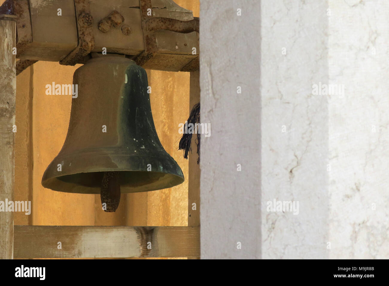 Old church bell in Nazareth church Stock Photo - Alamy