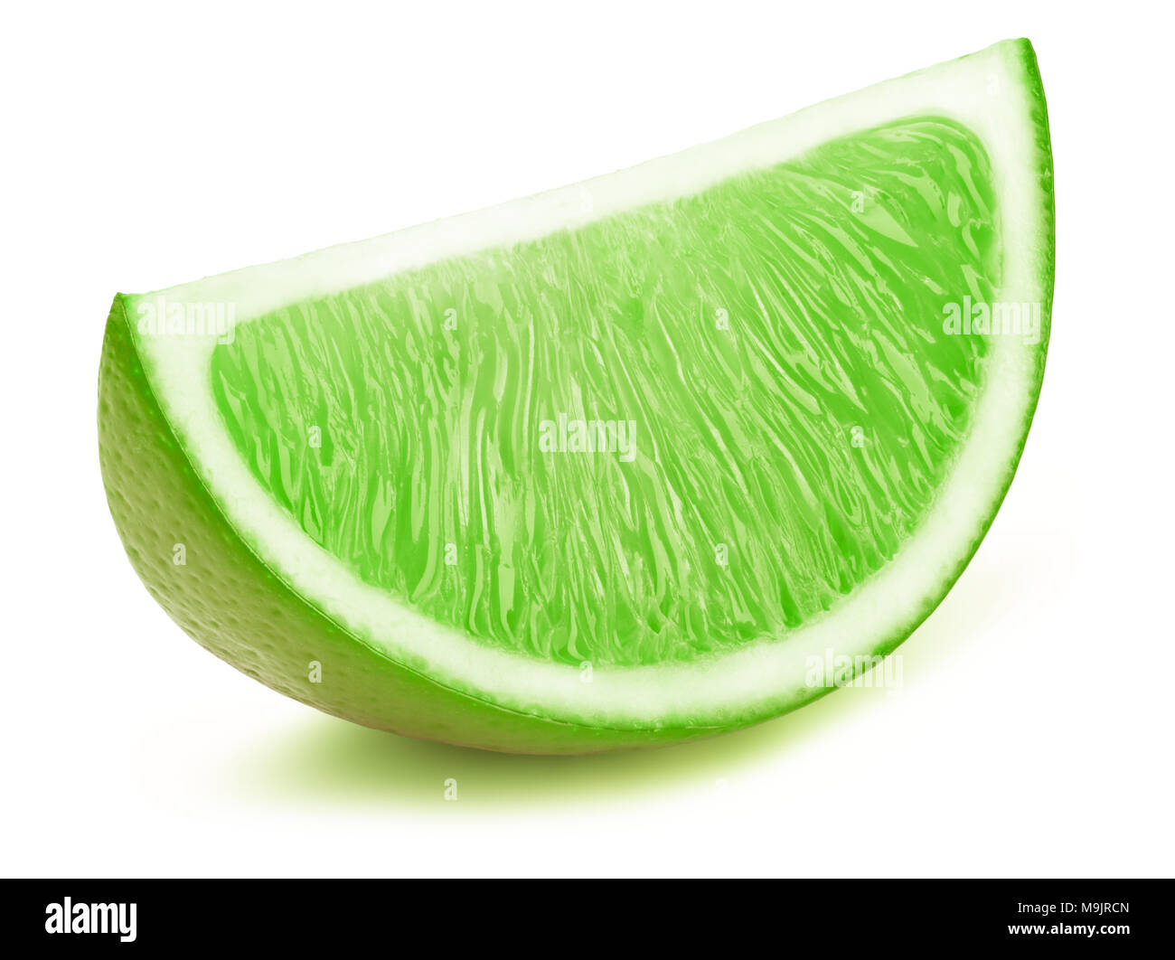 Single slice of lime hi-res stock photography and images - Alamy