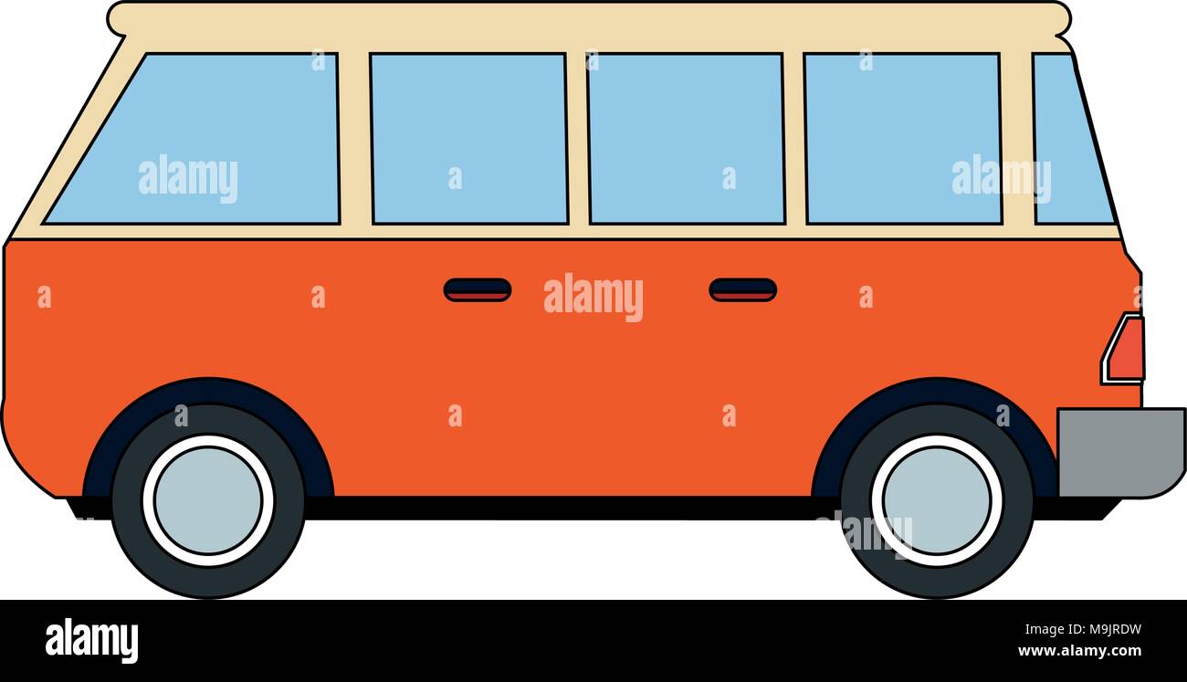 Retro van vehicle vector illustration graphic design Stock Vector Image ...
