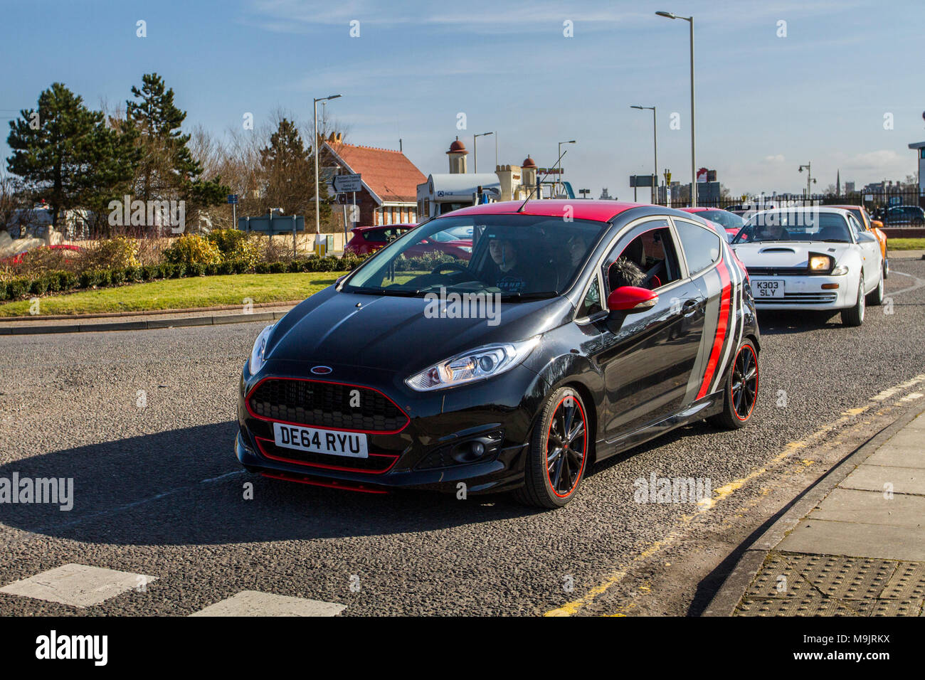2014 black Ford Fiesta Zetec S Edition at the North-West Supercar event ...