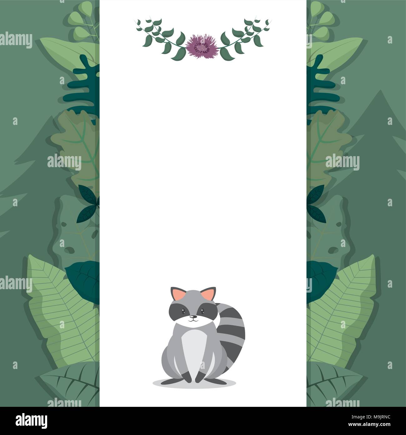 Forest blank frame Stock Vector Image & Art - Alamy