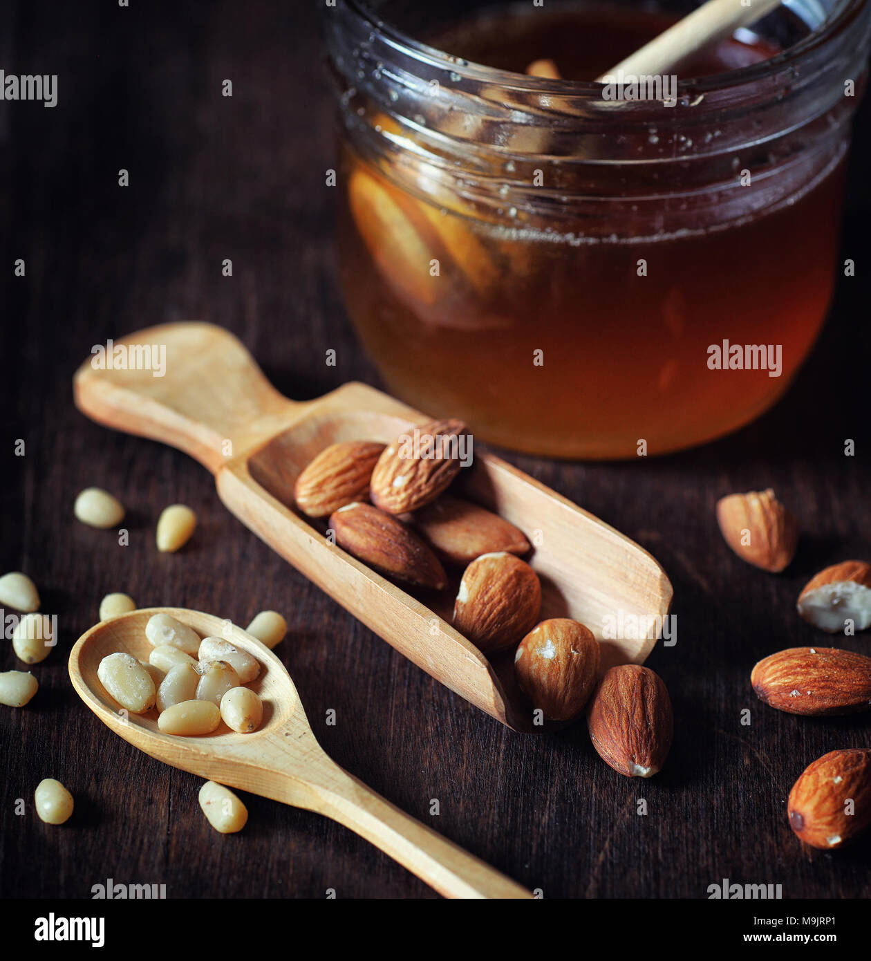 Charlotte with apples and nuts. Preparation of apple baking with Stock ...