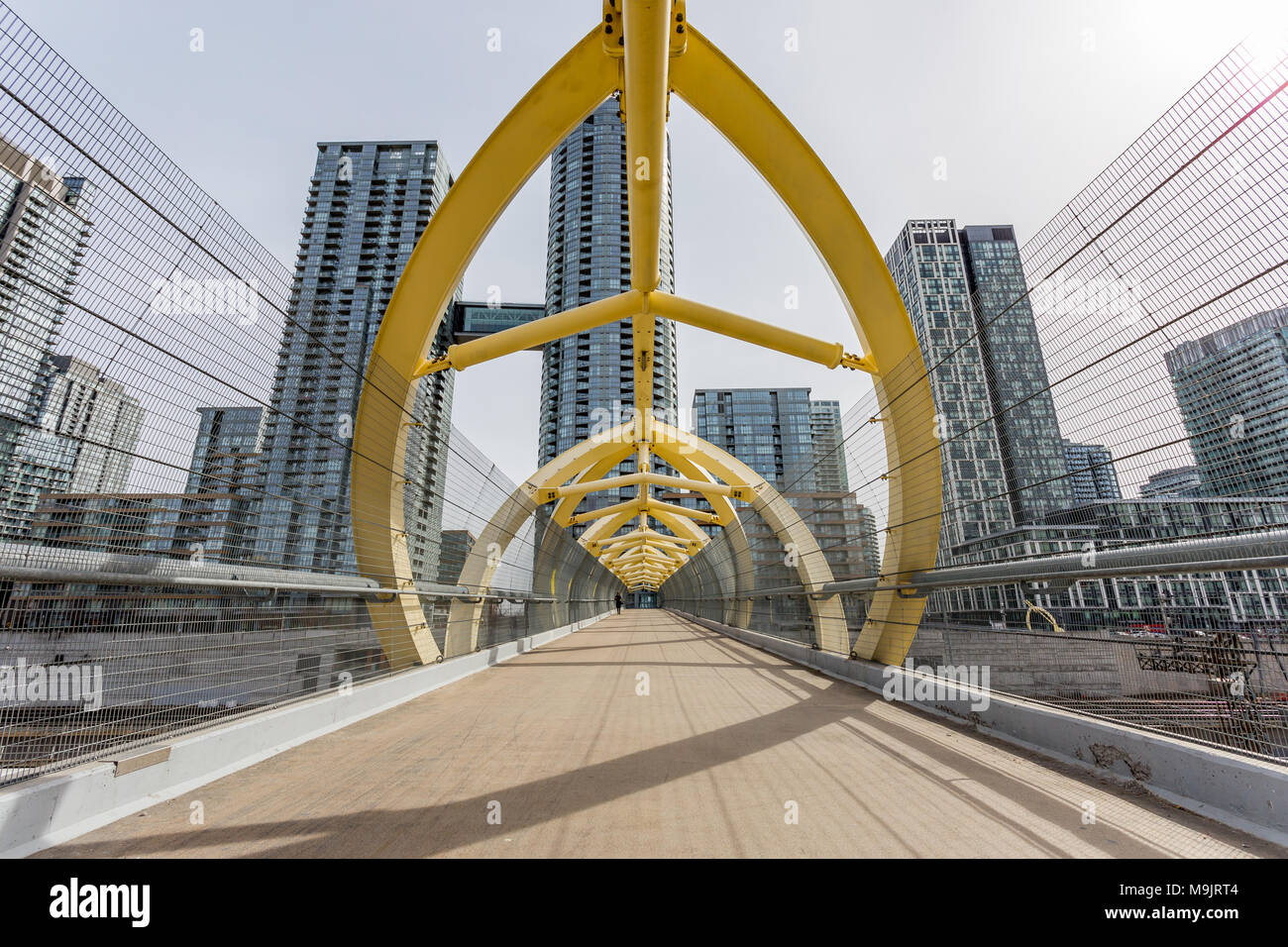 Toronto front street footbridge hi-res stock photography and images - Alamy