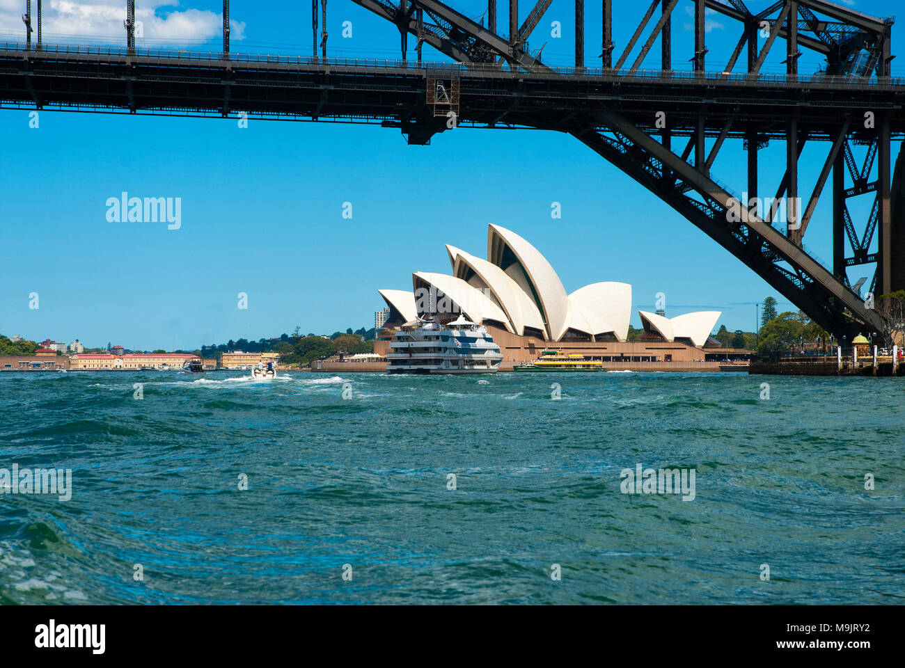 Opera house & Harbour bridge Sydney Australia Stock Photo - Alamy