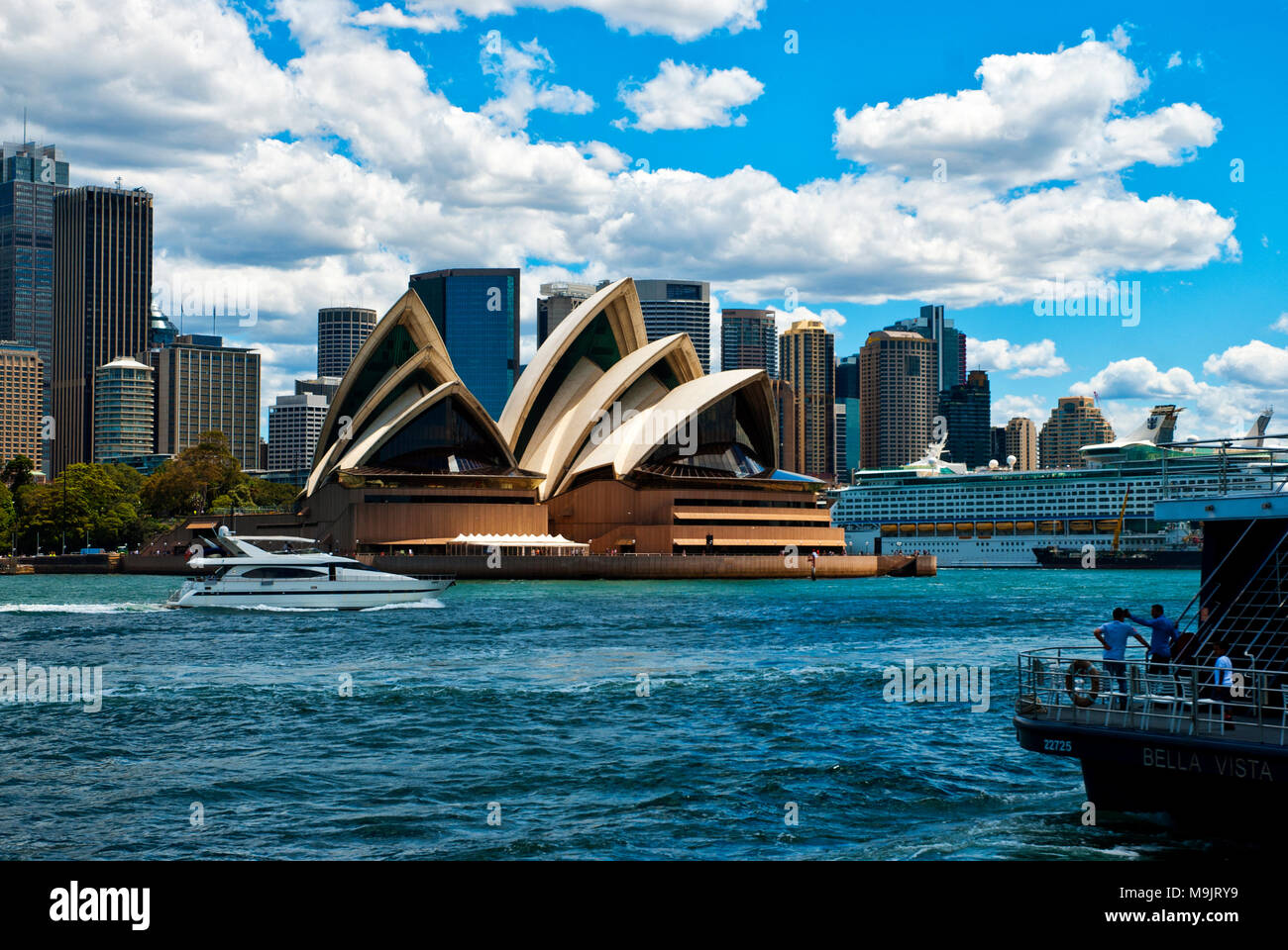 Sydney Australia view from ferry Stock Photo - Alamy