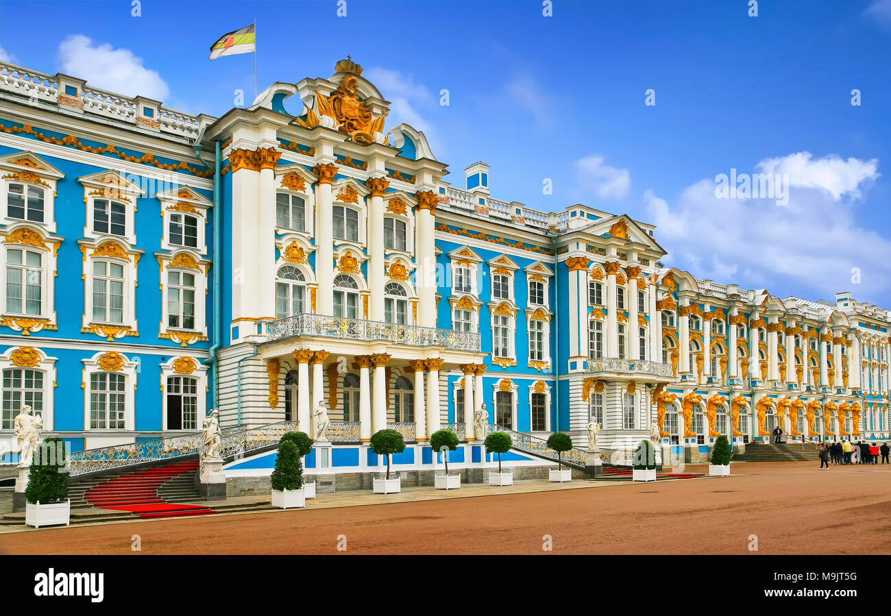 The Catherine Palace, Russia Stock Photo - Alamy