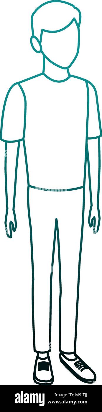 Young male student cartoon vector illustration graphic design Stock ...