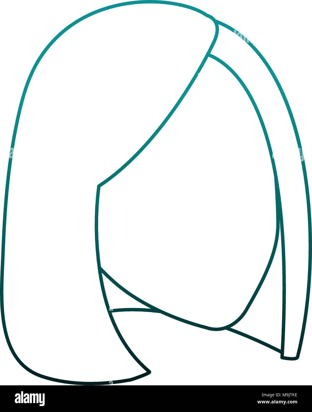 Young woman faceless cartoon vector illustration graphic design Stock ...