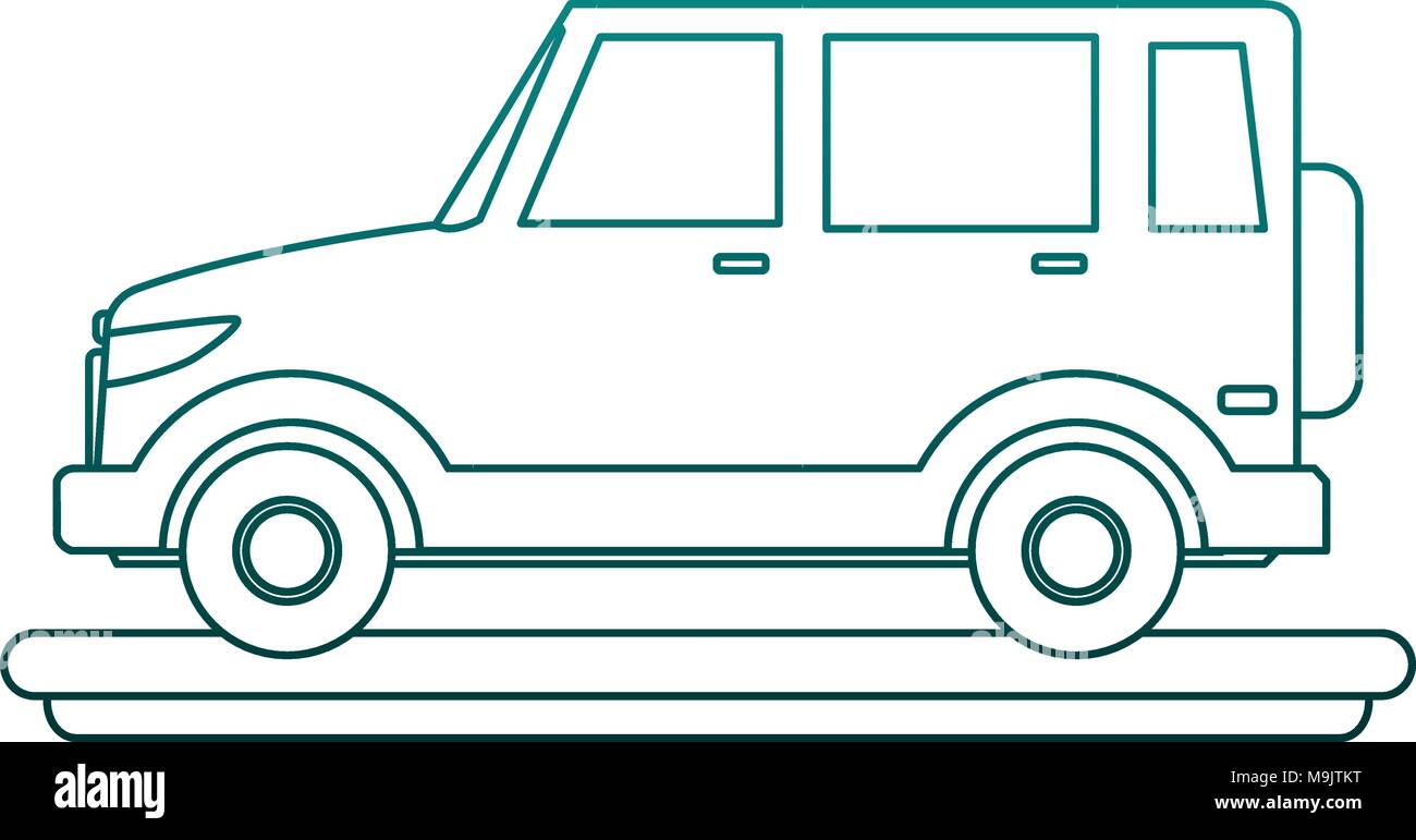 SUV 4x4 vehicle vector illustration graphic design Stock Vector Image ...