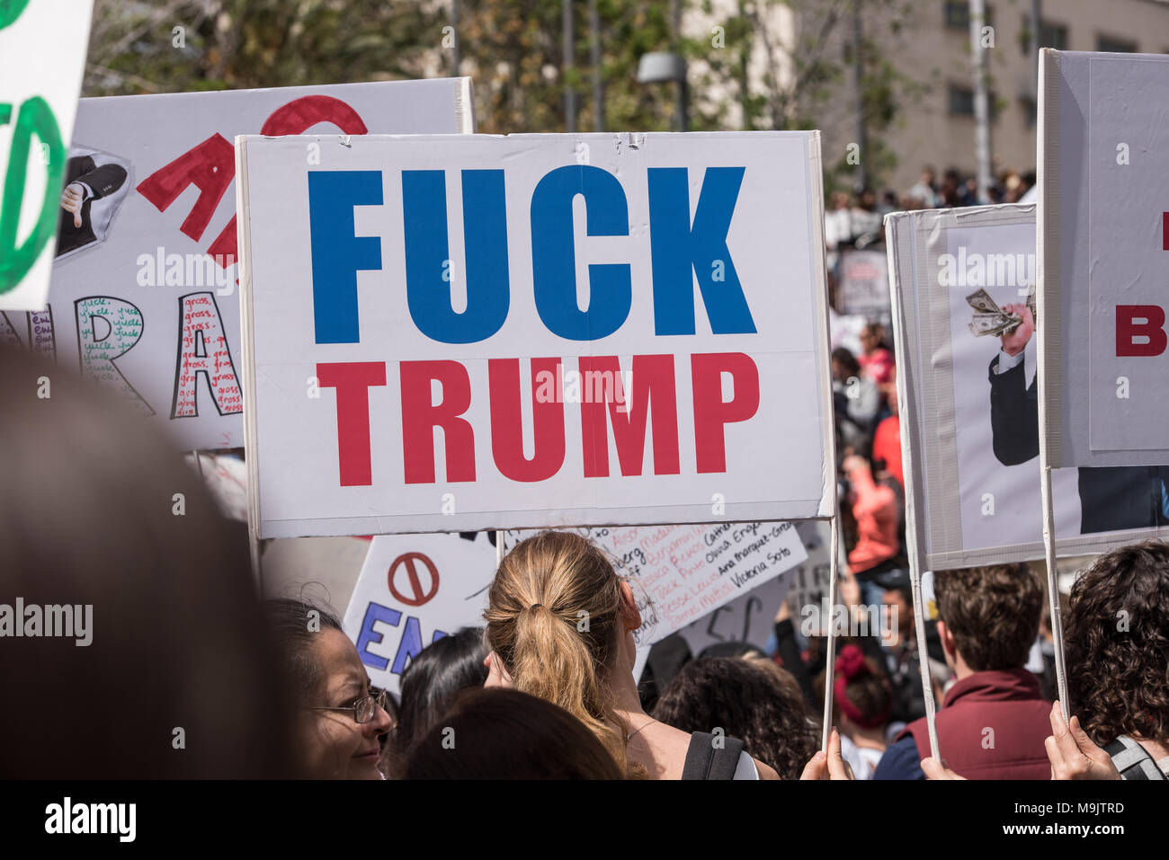 LOS ANGELES - MARCH 24, 2018: March For Our Lives is a movement ...