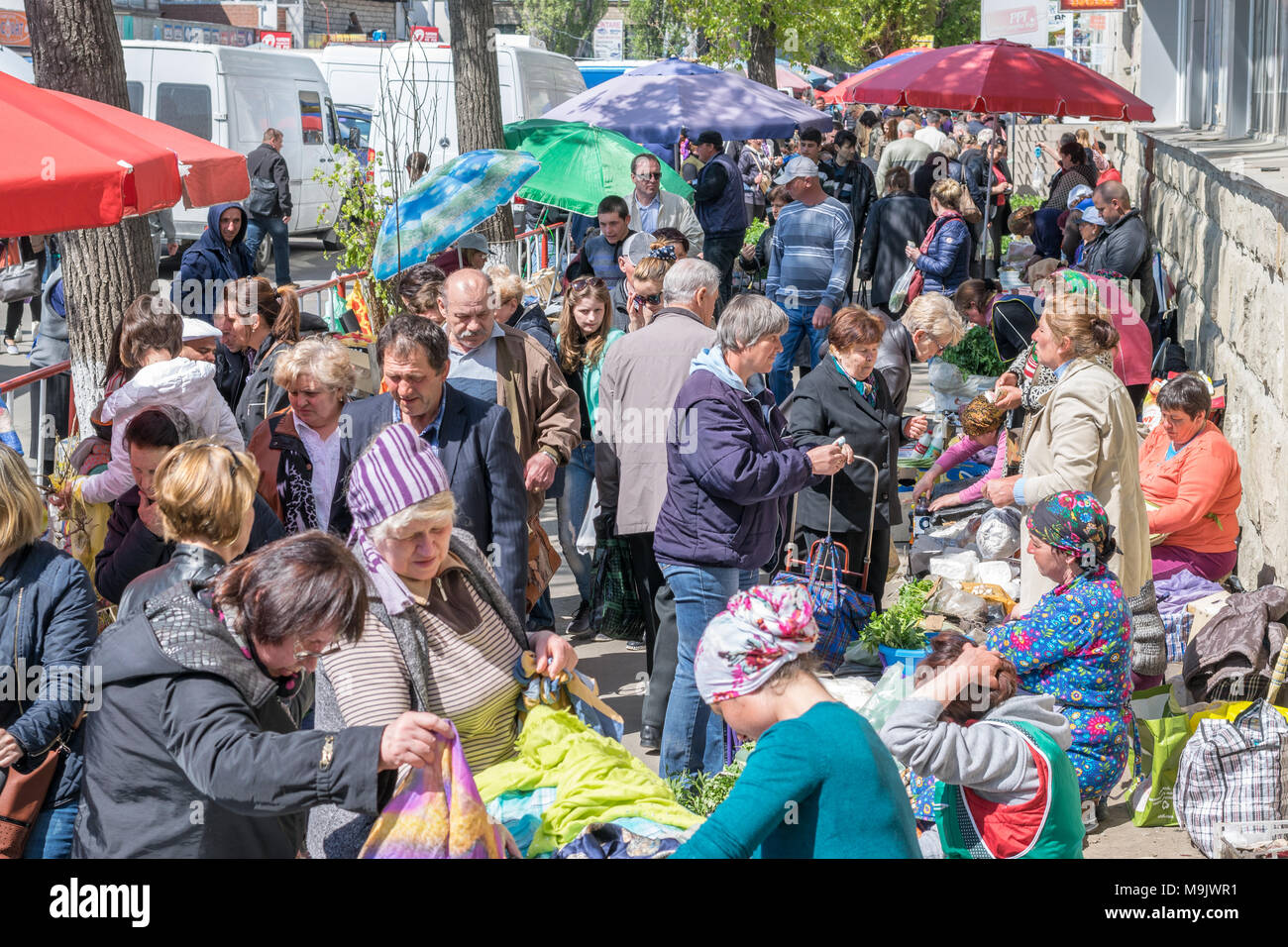 Moldavia chisinau central market street hi-res stock photography and ...
