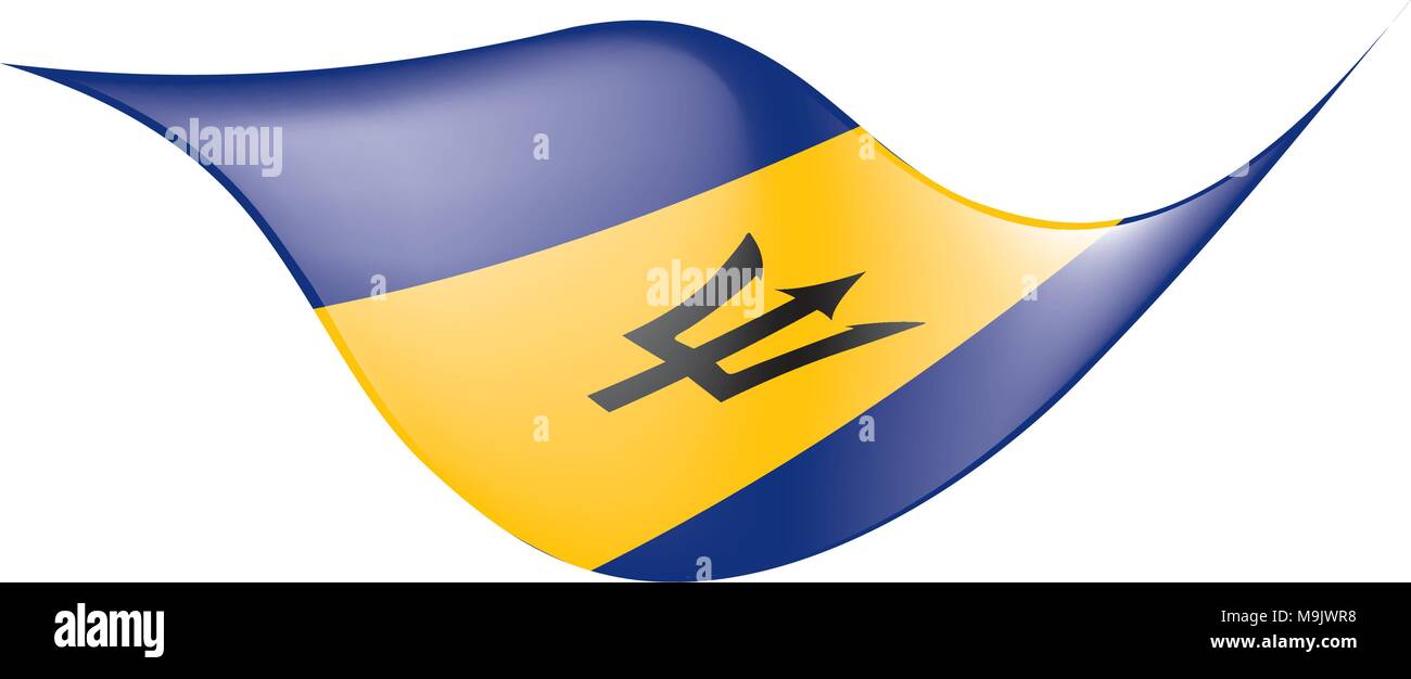 Barbados flag, vector illustration Stock Vector Image & Art - Alamy
