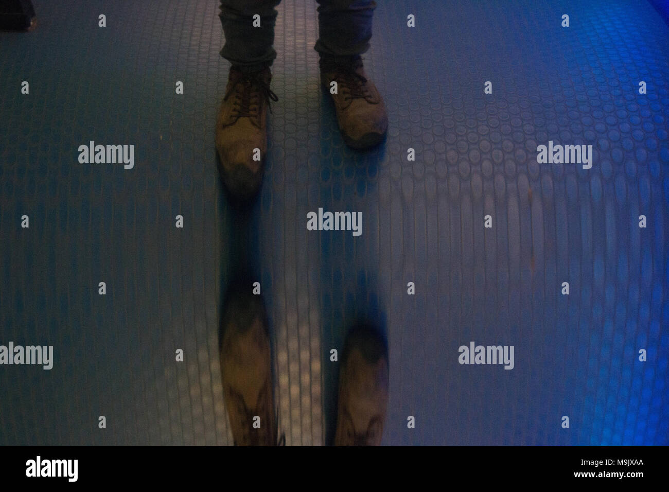 distorted reflection of feet Stock Photo - Alamy