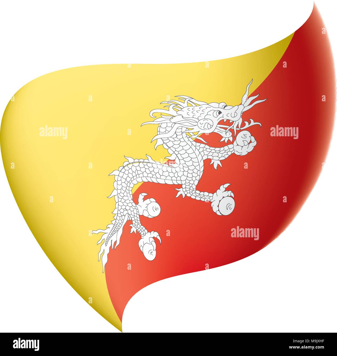 Bhutan flag, vector illustration Stock Vector Image & Art - Alamy