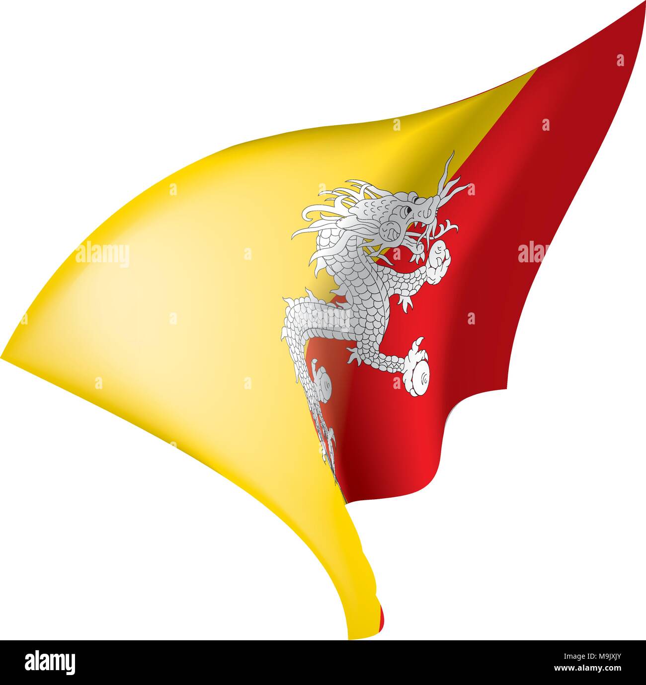 Bhutan flag, vector illustration Stock Vector Image & Art - Alamy