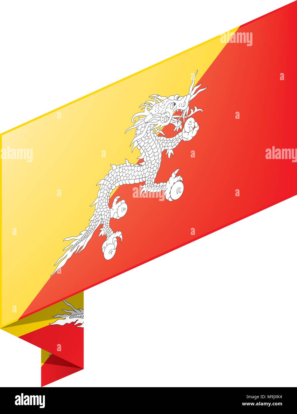 Bhutan flag, vector illustration Stock Vector Image & Art - Alamy