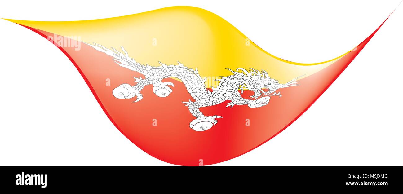 Bhutan flag, vector illustration Stock Vector Image & Art - Alamy