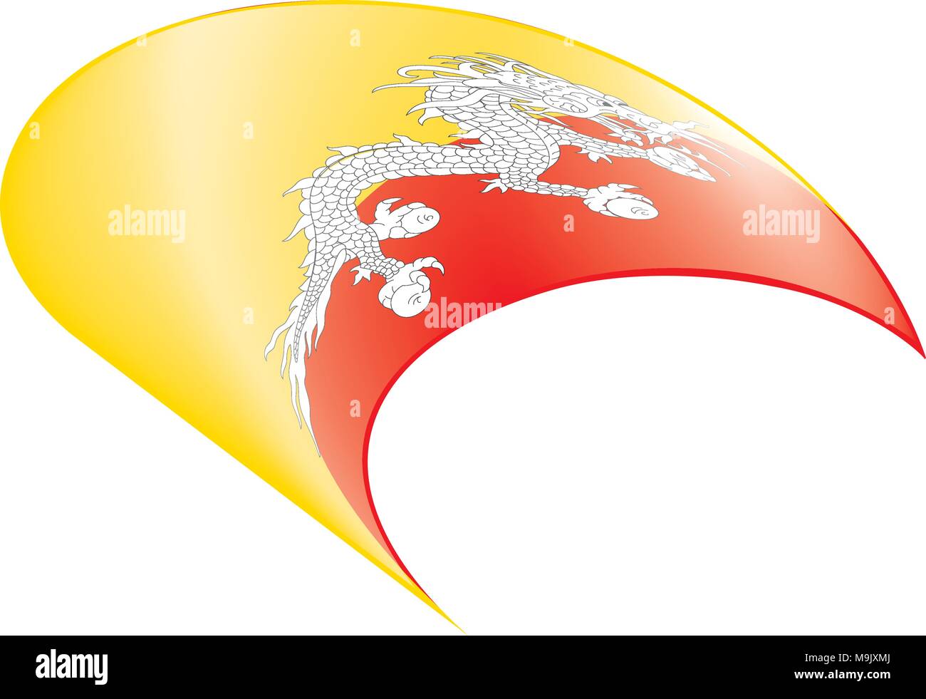 Bhutan flag, vector illustration Stock Vector Image & Art - Alamy