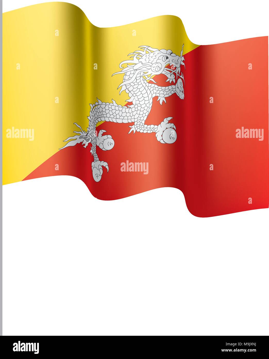 Bhutan flag, vector illustration Stock Vector Image & Art - Alamy