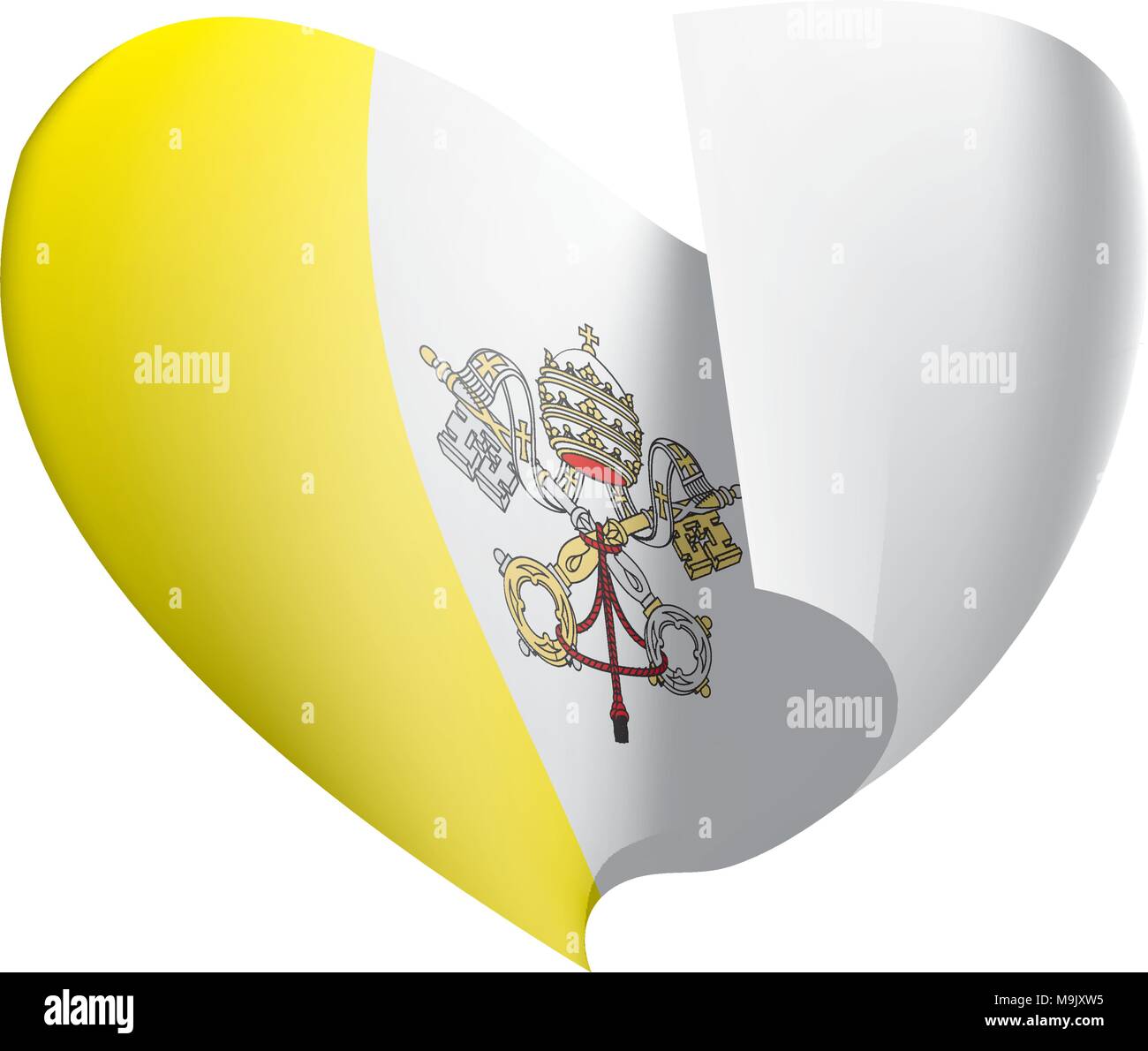 Vatican flag, vector illustration Stock Vector Image & Art - Alamy