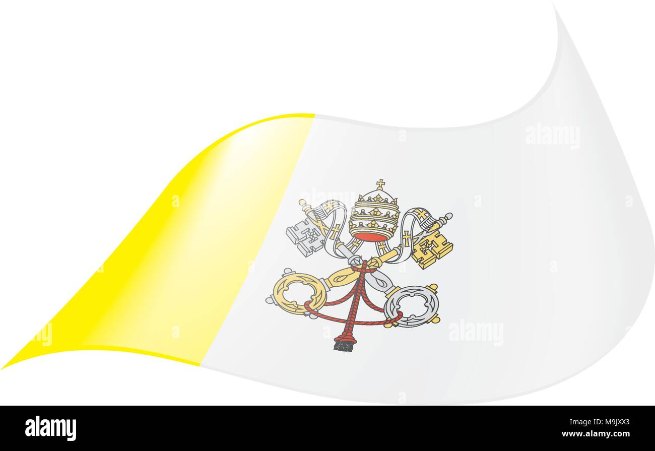 Vatican flag, vector illustration Stock Vector Image & Art - Alamy