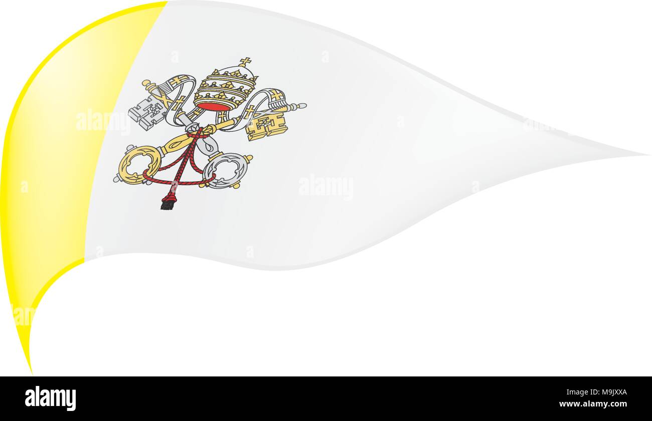 Vatican flag, vector illustration Stock Vector Image & Art - Alamy