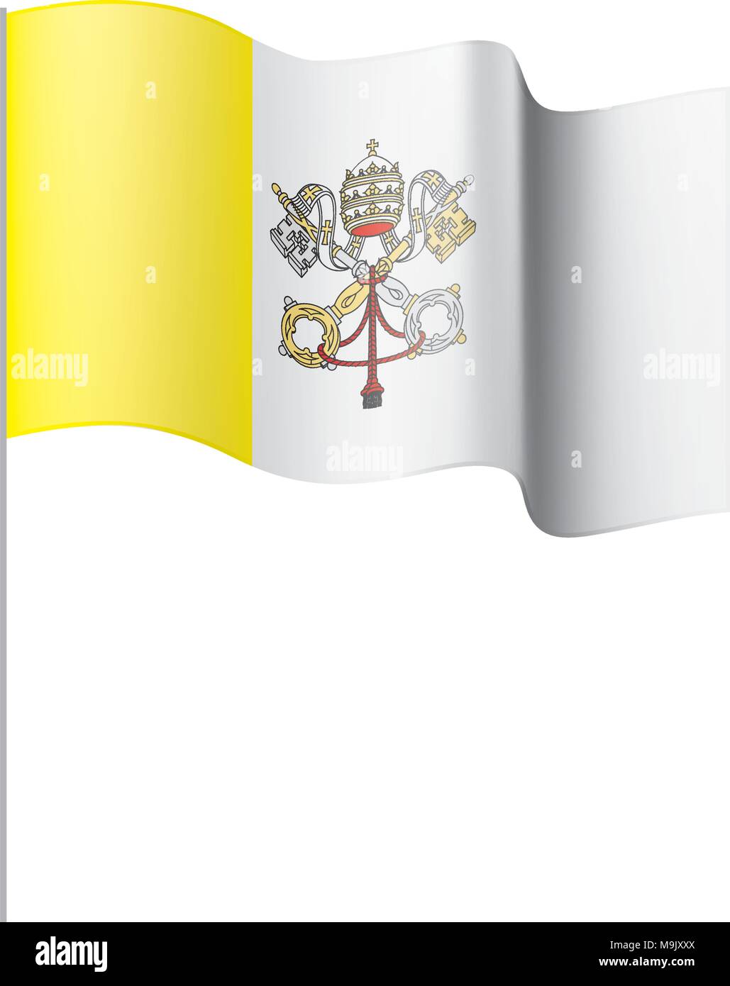 Vatican flag, vector illustration Stock Vector Image & Art - Alamy