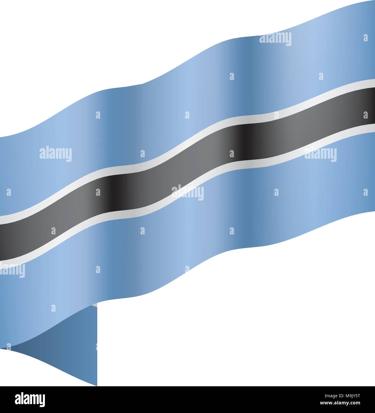 Botswana flag, vector illustration Stock Vector Image & Art - Alamy