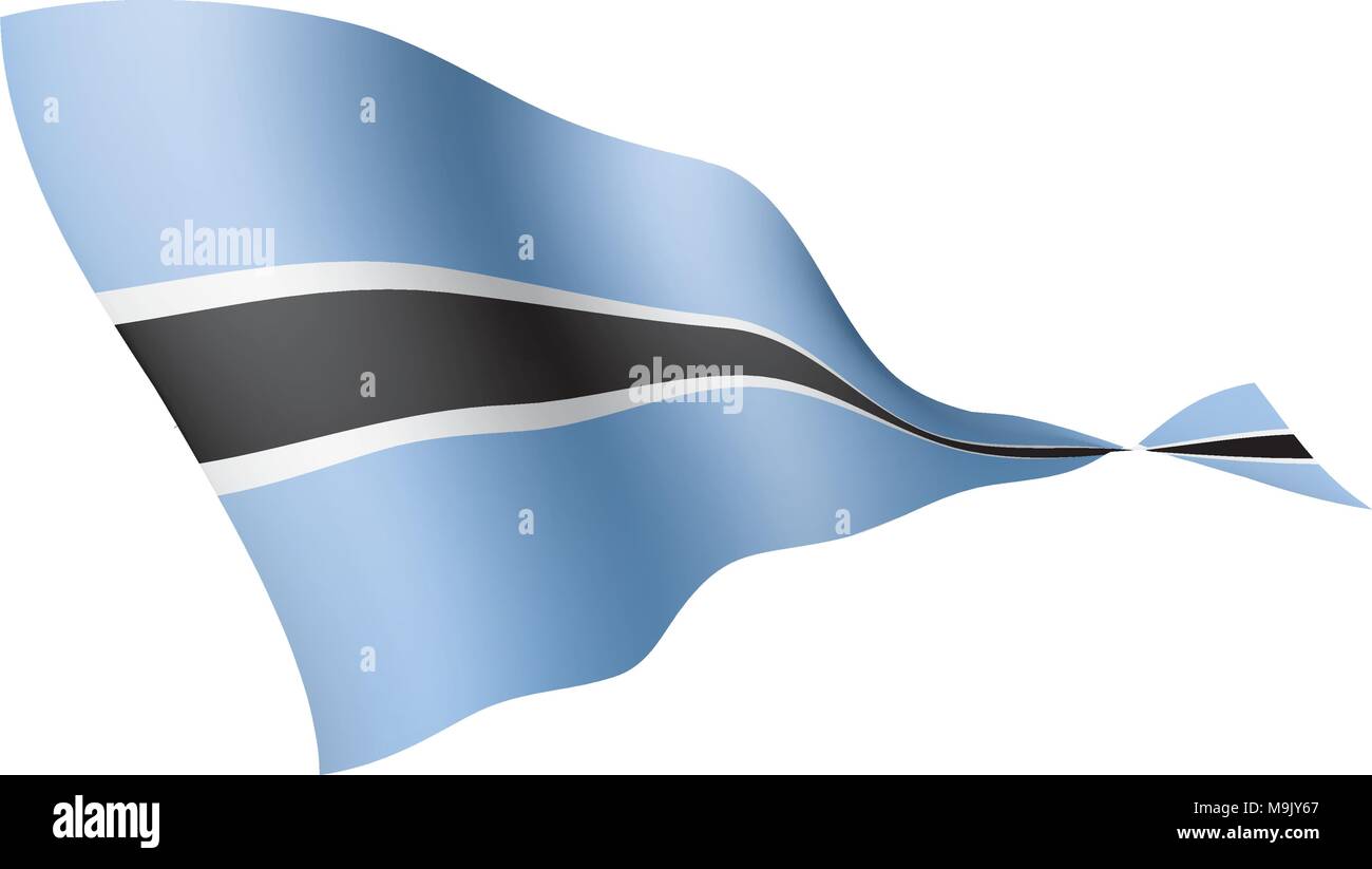 Botswana flag, vector illustration Stock Vector Image & Art - Alamy
